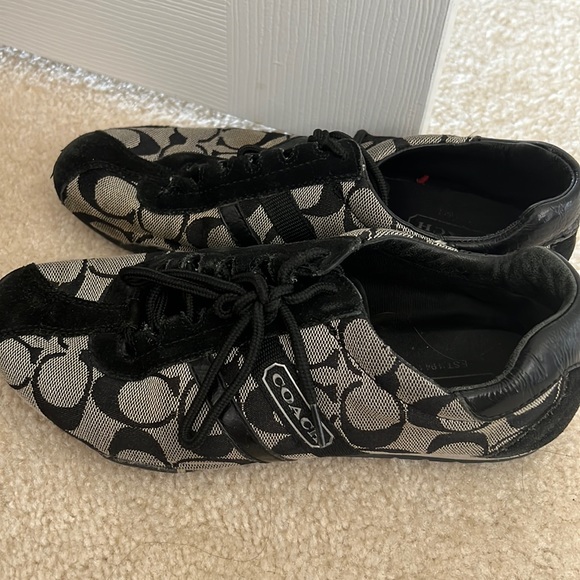 Coach | Shoes | Coach Black Sneakers | Poshmark